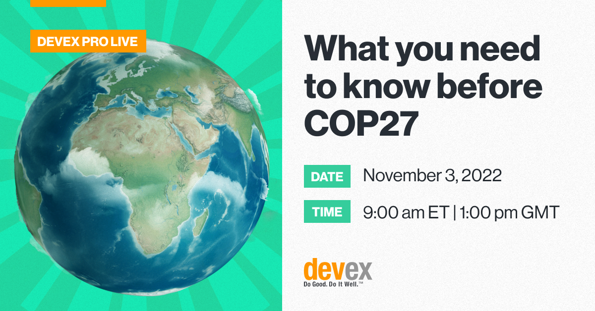 What you need to know before COP27