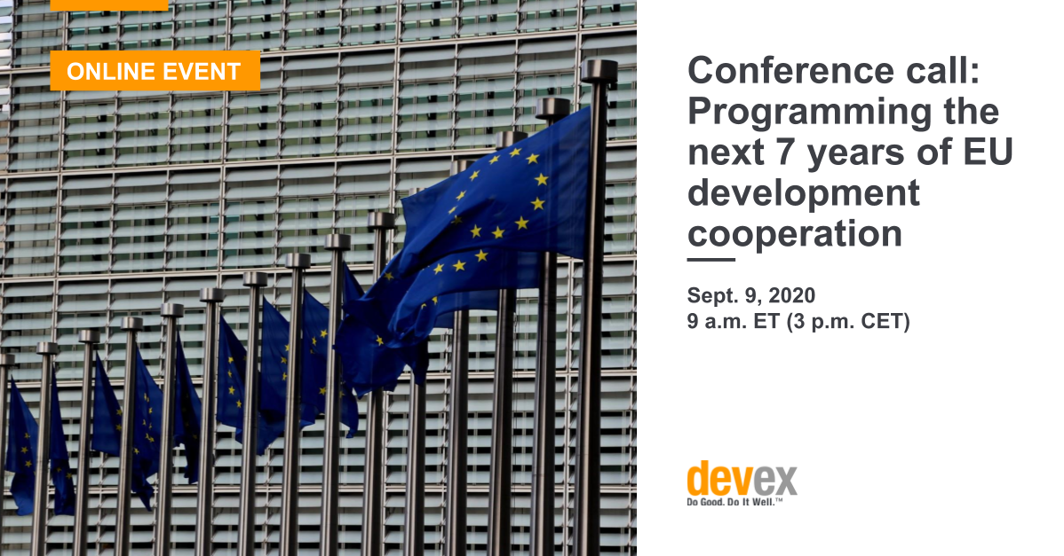 Conference call: Programming the next 7 years of EU development cooperation