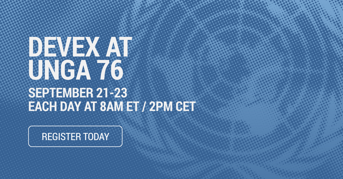 Devex @ UNGA 76