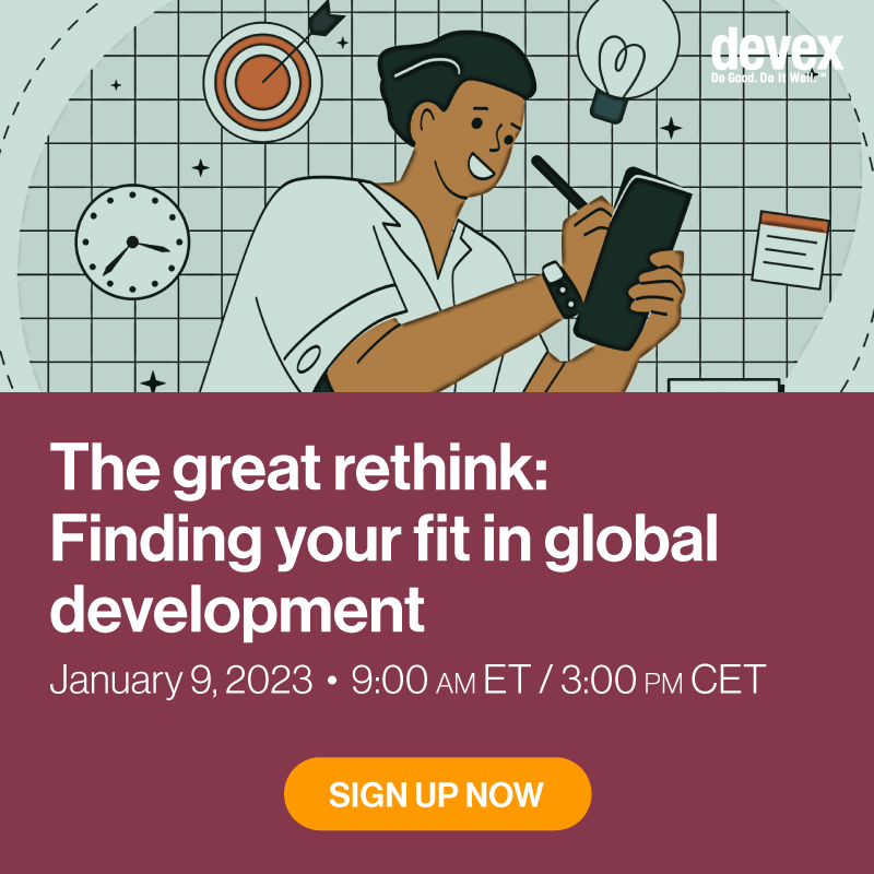 The great rethink: Finding your fit in global development