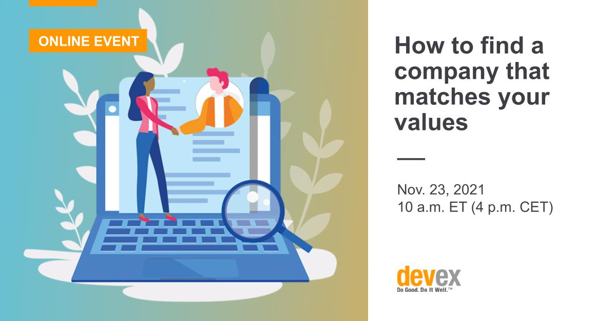 How to find a company that matches your values
