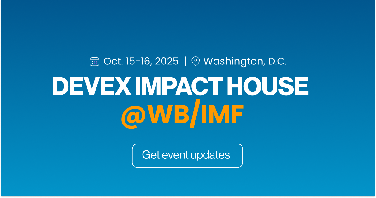 Devex Impact House @ WB/IMF