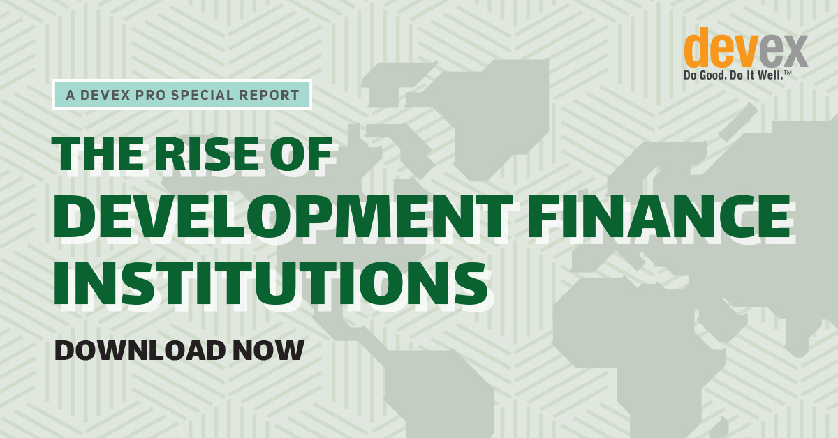 SPECIAL REPORT: The Rise of Development Finance Institutions